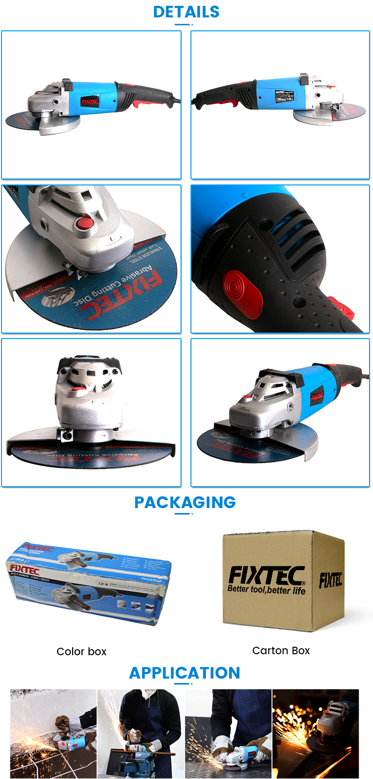 FIXTEC 2350W 230mm 9inch Angle Grinder
