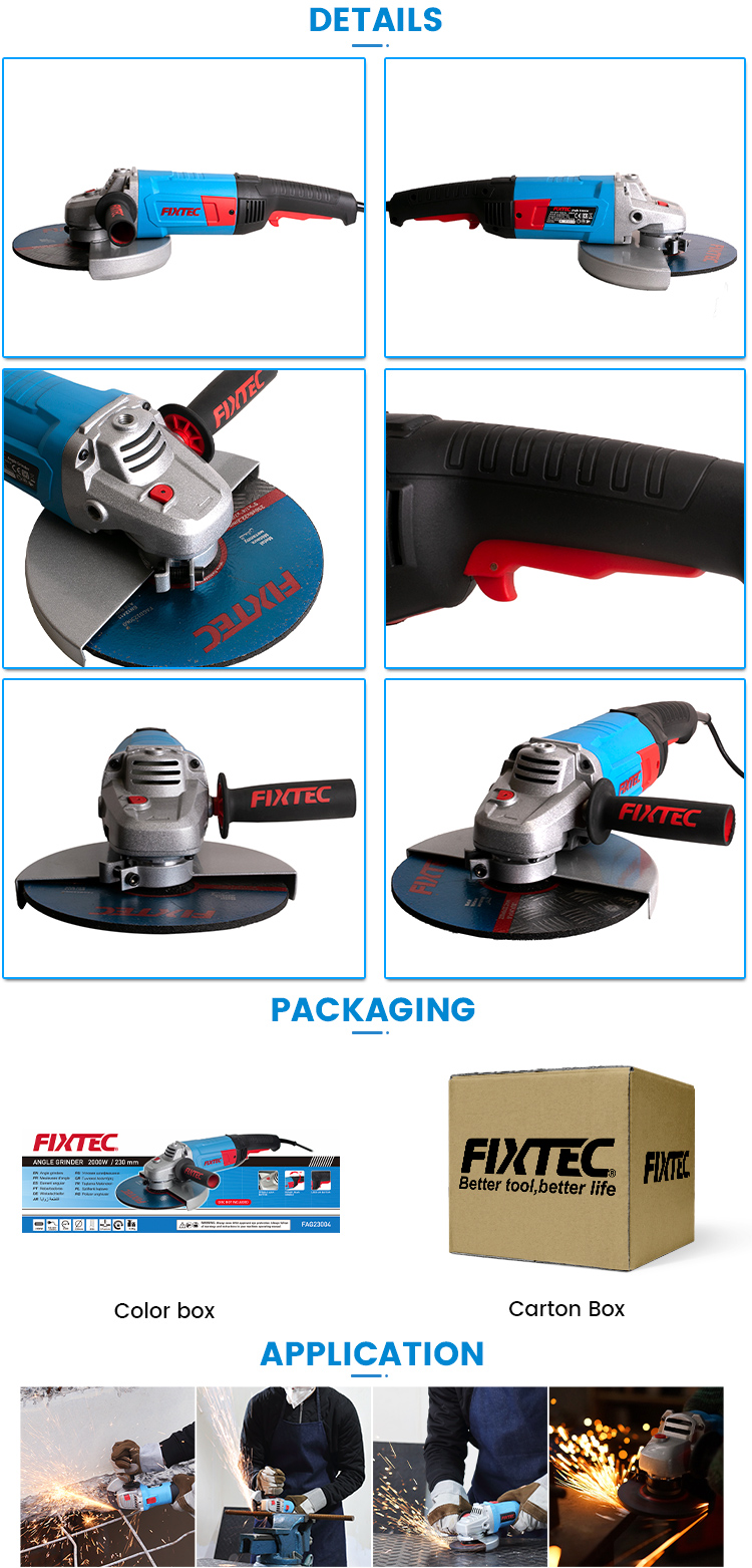 FIXTEC 2000W 230mm Angle Grinder